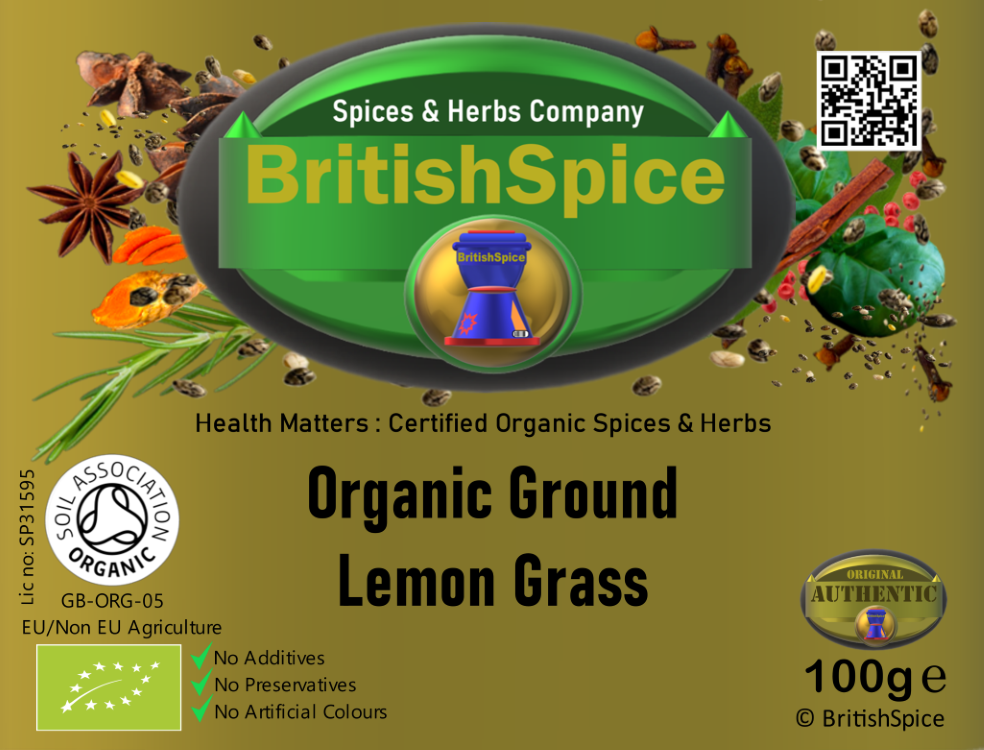 Organic Ground Lemon – BritishSpice